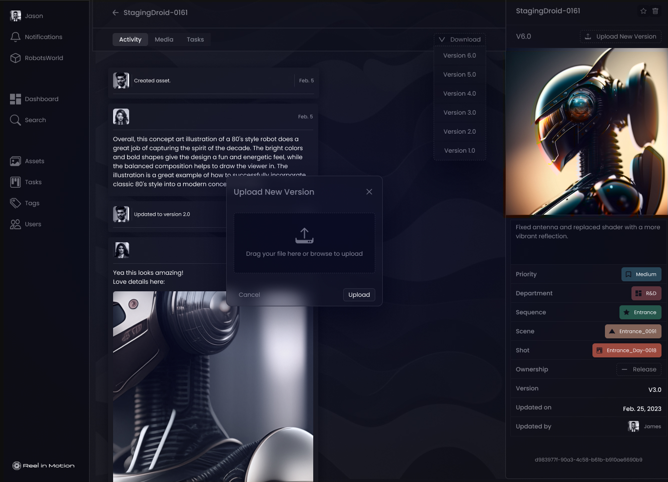 Reel in Motion | App